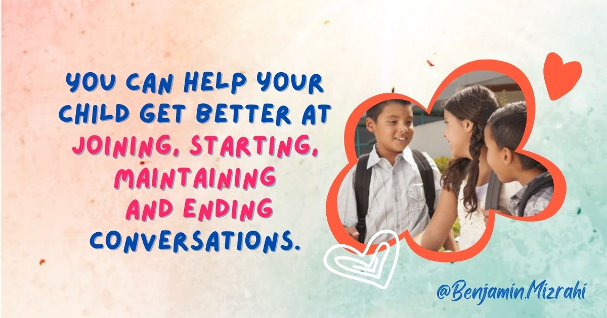 4 Parts of a Conversation: How to Help Kids With Social Skills Issues ...